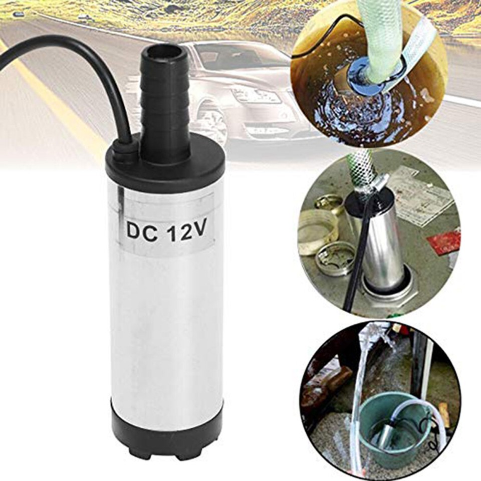 Submersible Pump DC 12V Electric 8500r/Min For Water Oil Kerosene ...