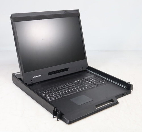 Raloy W119e 19" 1U KVM Rack Console RWX119e | eBay
