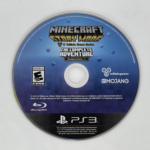 Minecraft Story Mode: Complete Adventure (PlayStation 3, PS3) Tested ...