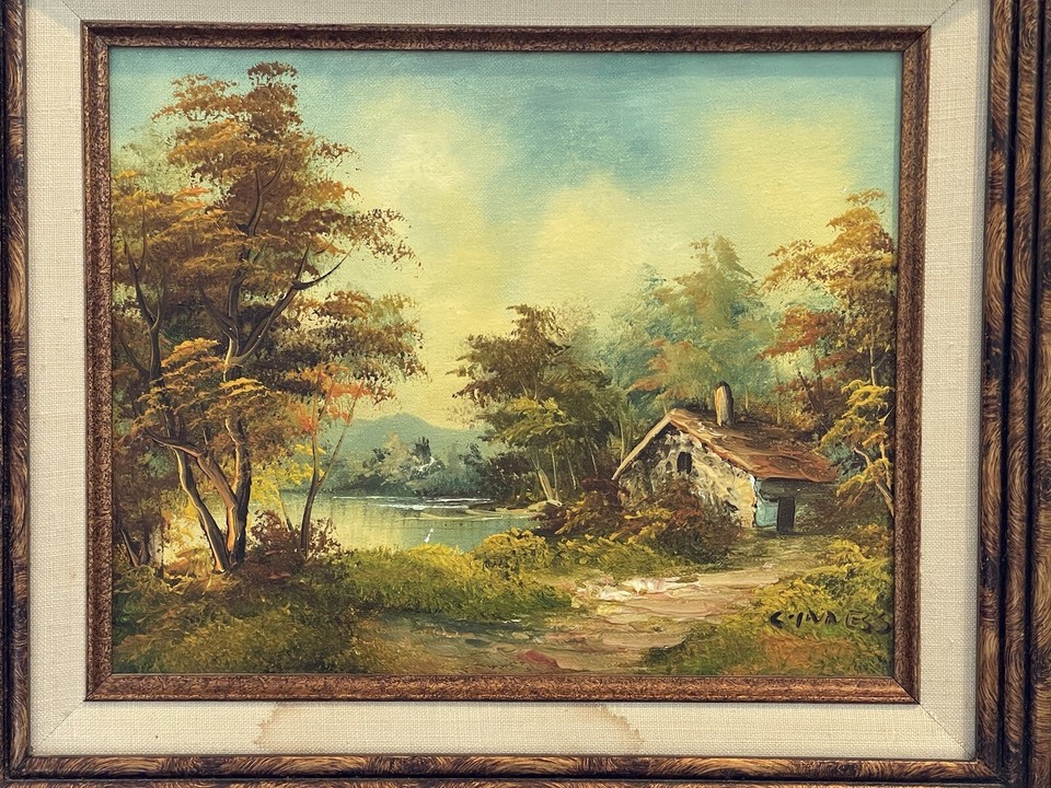 Signed C. Inness (Clara) 1874-1932 Original Oil Painting | eBay