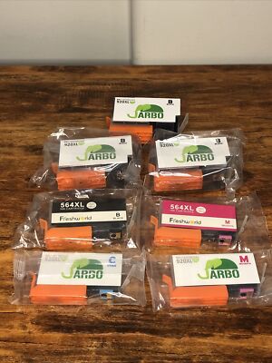 7 NEW Jarbo & Freshworld Ink Cartridge's HP Printer's #920XL Black Cyan ...