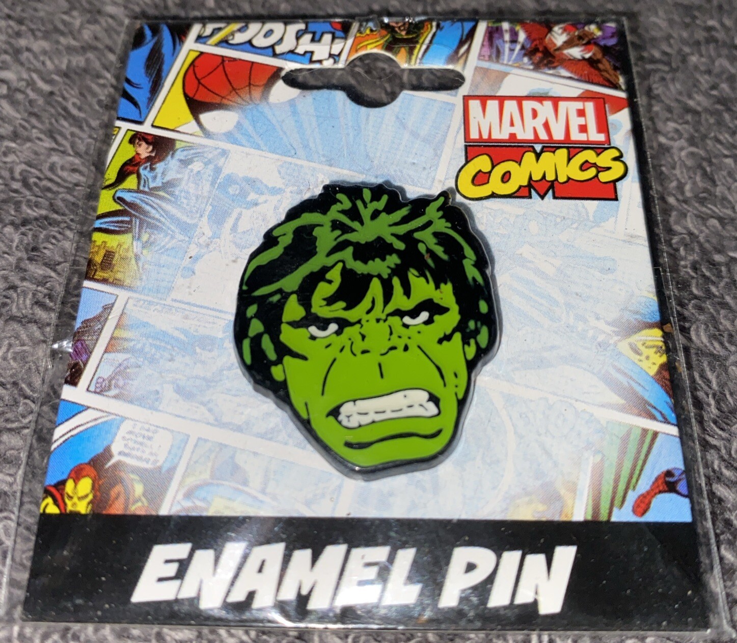Marvel Comics Incredible Hulk Logo Enamel Pin New 2018 51035MV | eBay