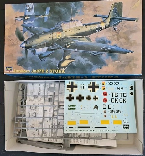 Hasegawa #*09113 Junkers Ju87B-2 STUKA 1:48 SCALE. See Ad. (F84) | eBay