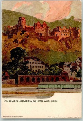 39674922 - 6900 Heidelberg sign. Kley Schloss Heidelberg Stadtkreis ...