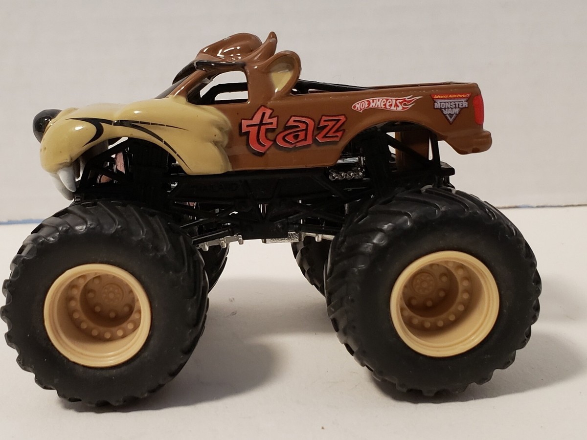 Taz Monster Truck Hot Wheels Monster Jam Tasmanian Devil Die Cast