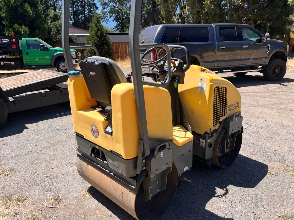 2014 Wacker RD12 Double Drum Vibratory Roller with Honda Gas Engine | eBay