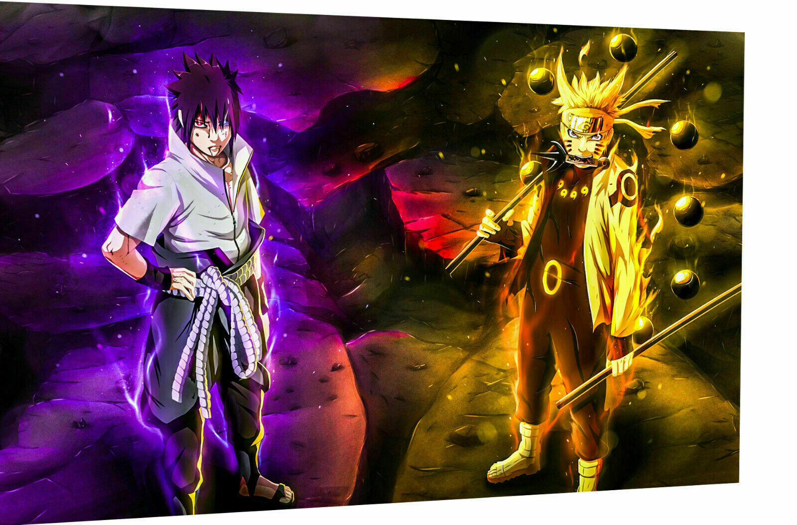 Naruto And Sasuke Sage Of Six Paths Wallpaper