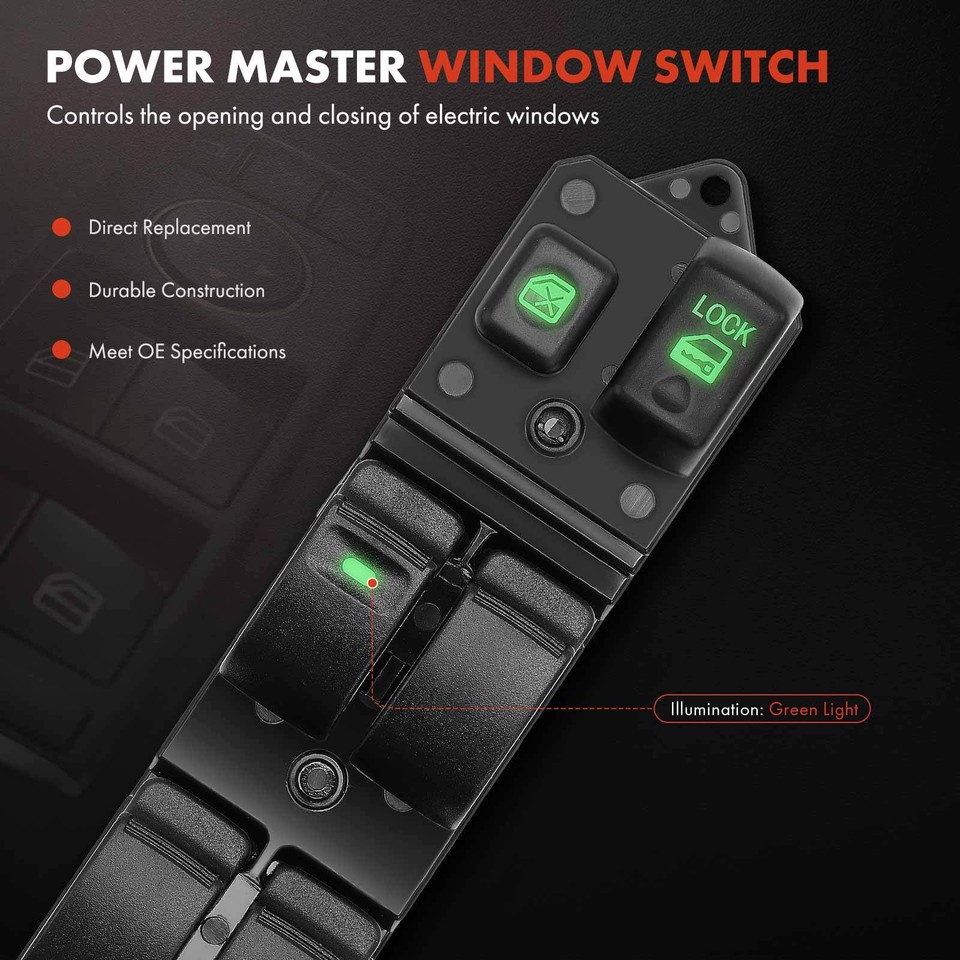 Front Left Driver Power Window Switch for Mitsubishi Lancer 2008-2015 ...
