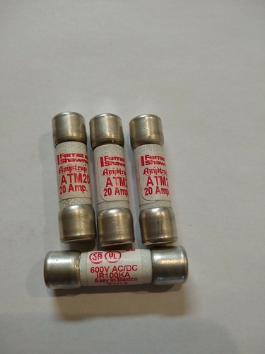 AMP-TRAP ATM20 20 AMP 600 VOLT AC/DC FUSES ***NEW*** LOT OF (4) | eBay