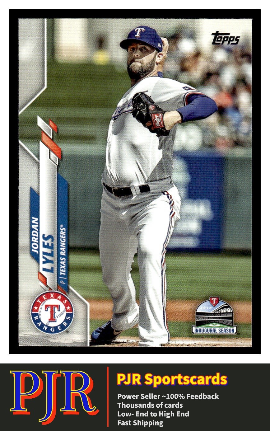 2020 Topps Update #U-212 Jordan Lyles Texas Rangers | eBay