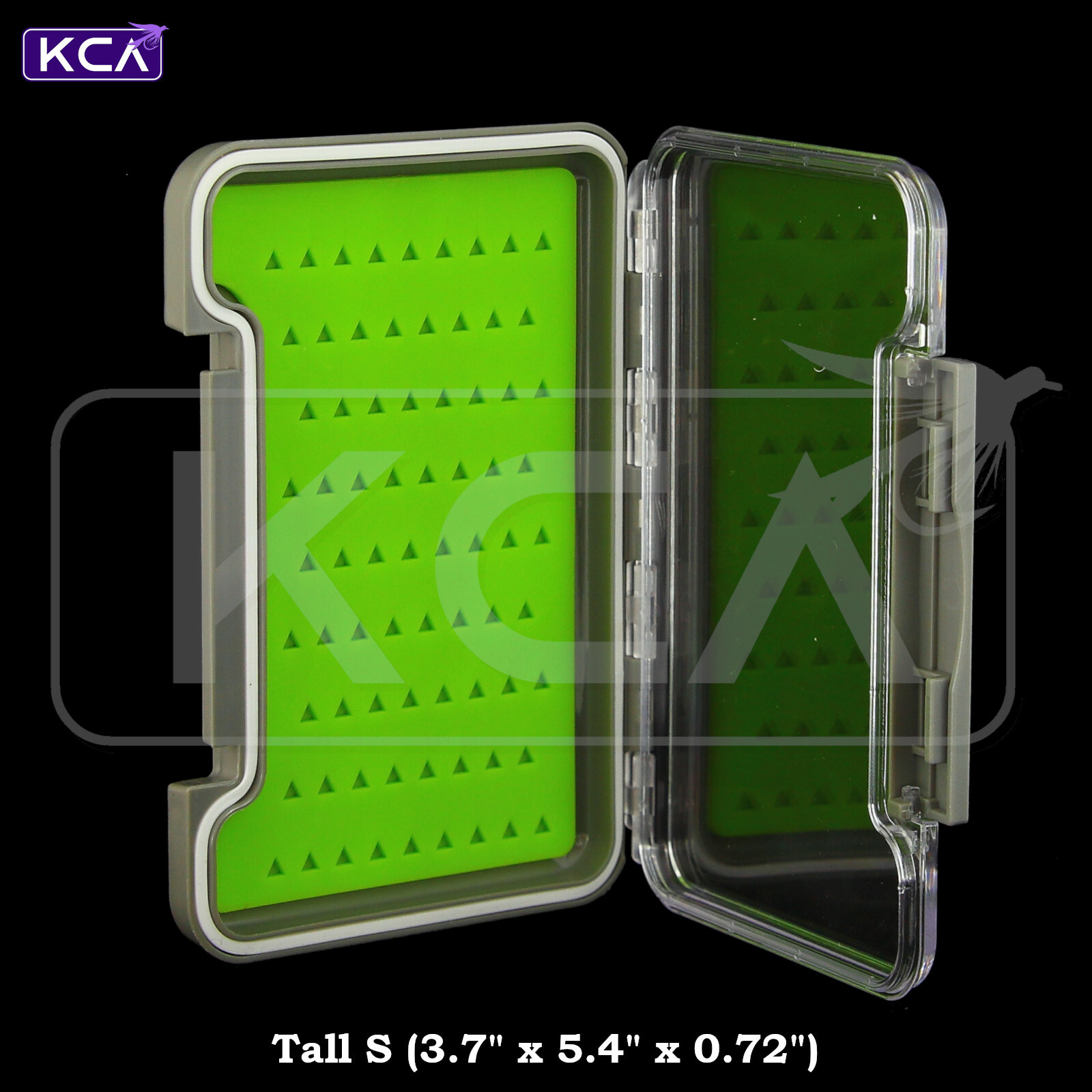 KCA Slim Fly Box, Waterproof, Clear Lid, 3 Sizes, 3 Inserts | eBay
