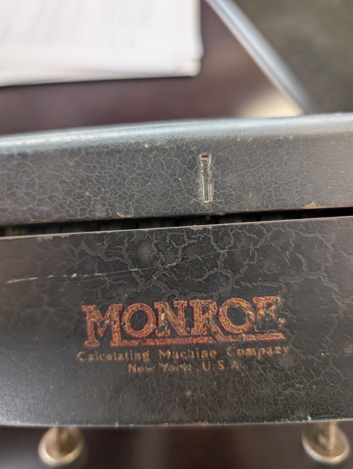 Antique Monroe Calculator | eBay
