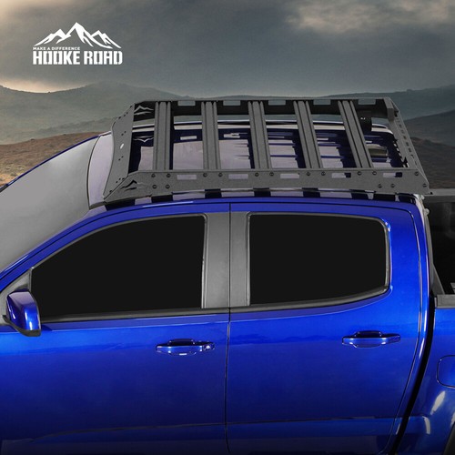 Black Steel Roof Rack Cross Bar Fit Chevy Colorado GMC Canyon Crew Cab ...