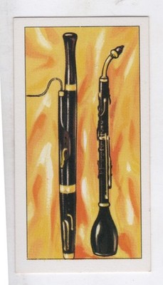 Anonymous Musical Instrument CARD #15 Bassoon & Basset Horn | eBay