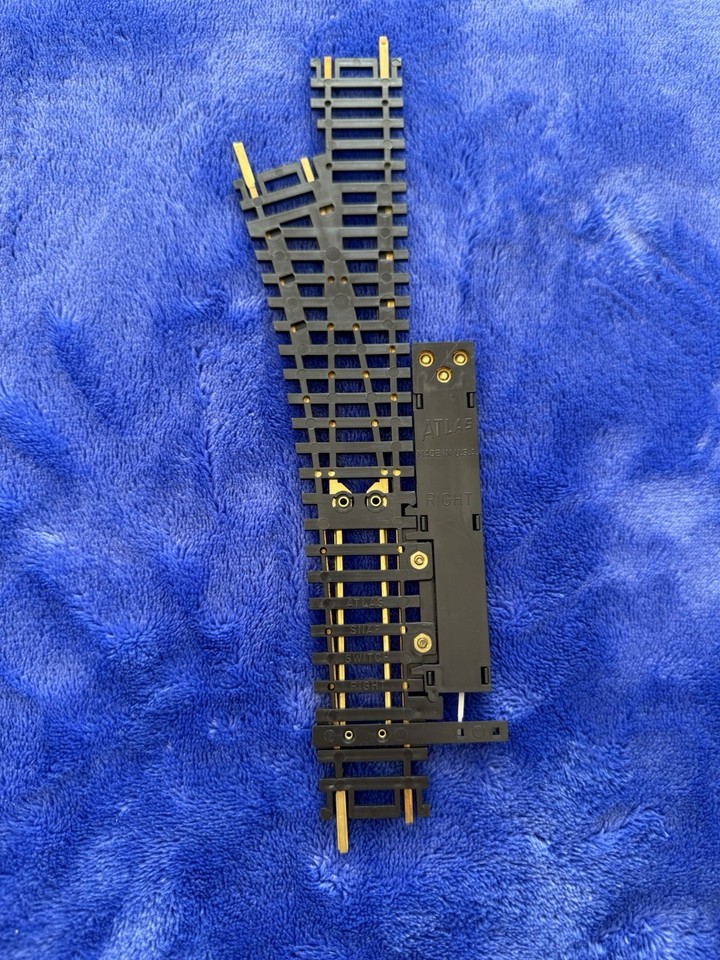 Atlas HO Scale 9" Left RIGHT Remote Snap Switch Turnout Tyco Train ...
