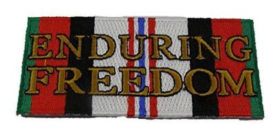 ENDURING FREEDOM SERVICE CAMPAIGN RIBBON PATCH OPERATION OEF ...