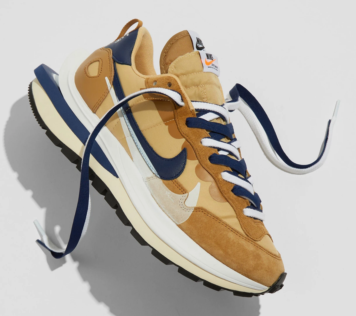 Sacai X Nike Vaporwaffle Mesh Trainers Sneakers Shoes Sesame Sacai X Nike Vaporwaffle Mesh Trainers Sneakers Shoes Sesame