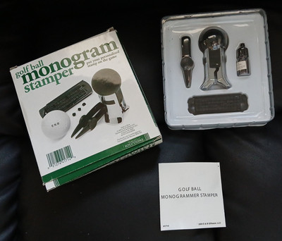 Golf Ball Monogram Stamper Kit Perfect Solutions PS1714CH *Needs INK ...