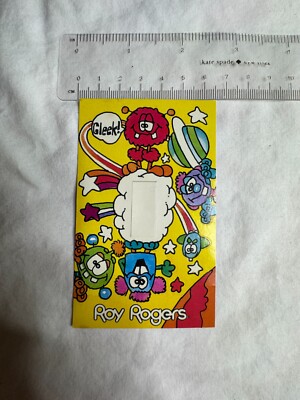 VTG 1980s Gleek Roy Rogers Rainbow Star Fast Food Light Switch Cover ...