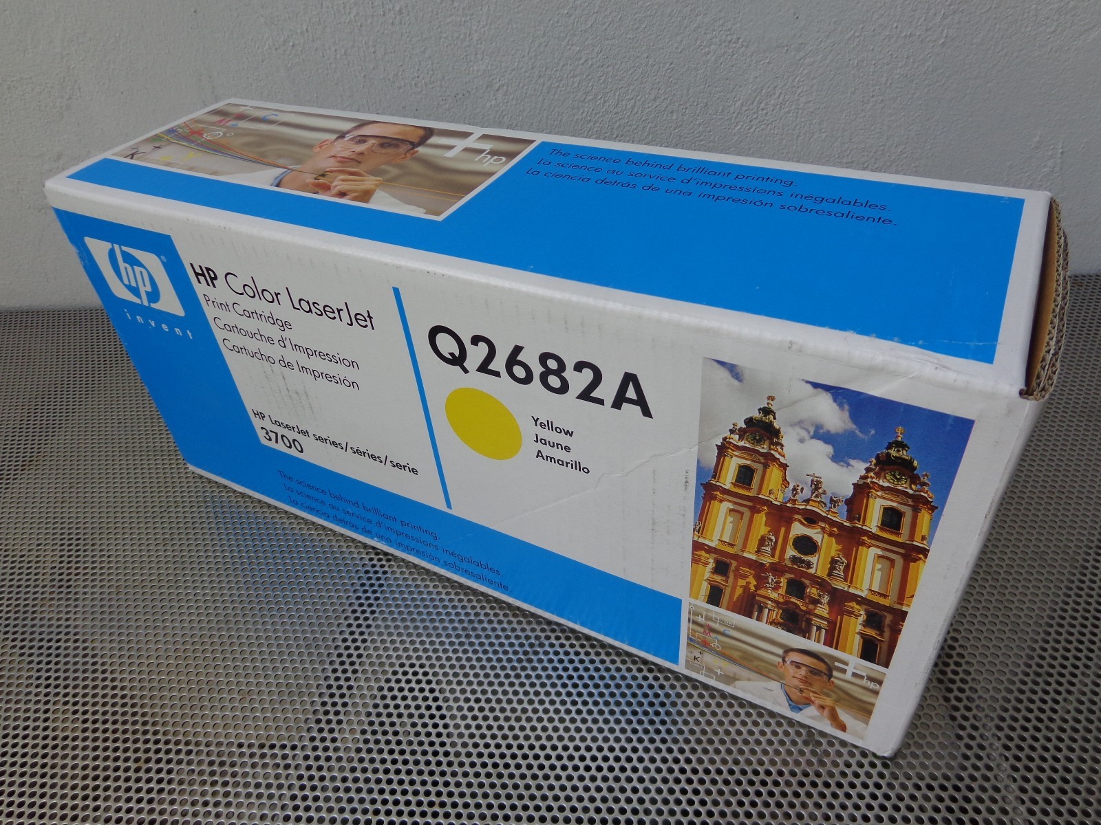 NEW Hp Color LaserJet 3700 Print Cartridge Yellow GENUINE OEM Q2682A | eBay