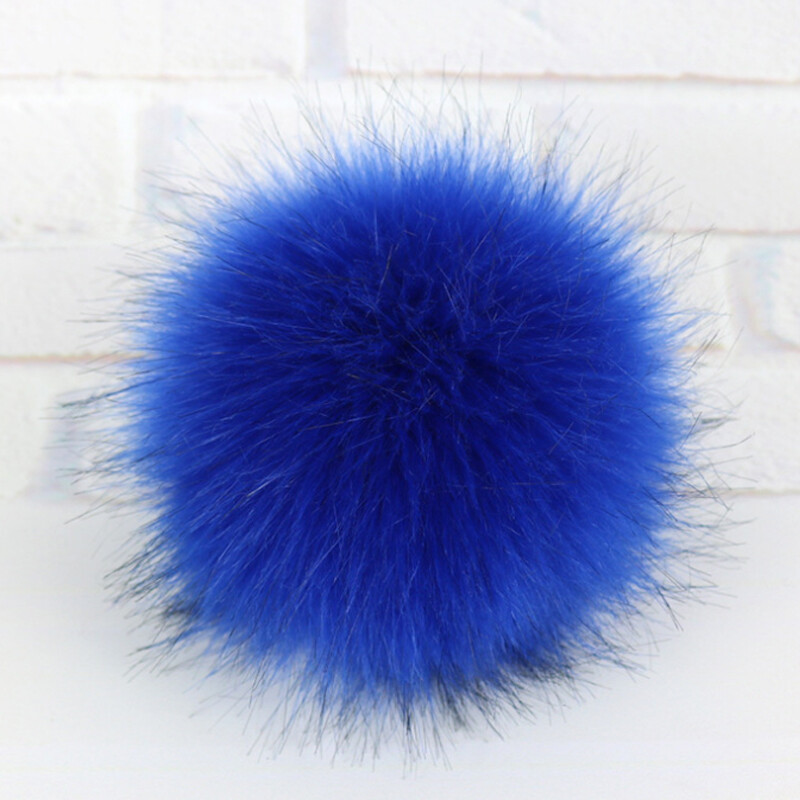 DIY Women Faux Raccoon Fur Ball for DIY Knitting Beanie Hats | eBay