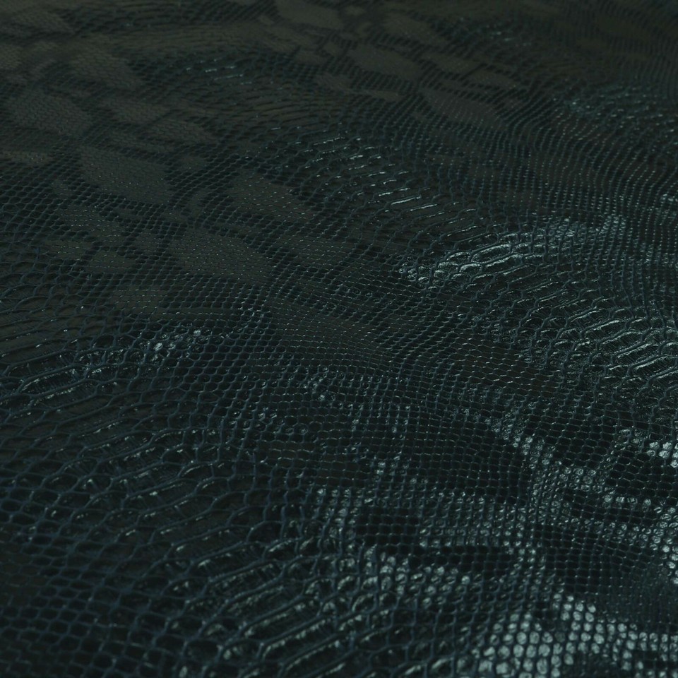 Textured Snake Skin Vinyl Faux Leather Fabric For Upholstery & Vehicle ...