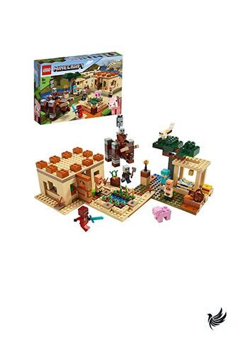 LEGO 21160 Minecraft The Illager Raid Village Building Set with Ravager ...