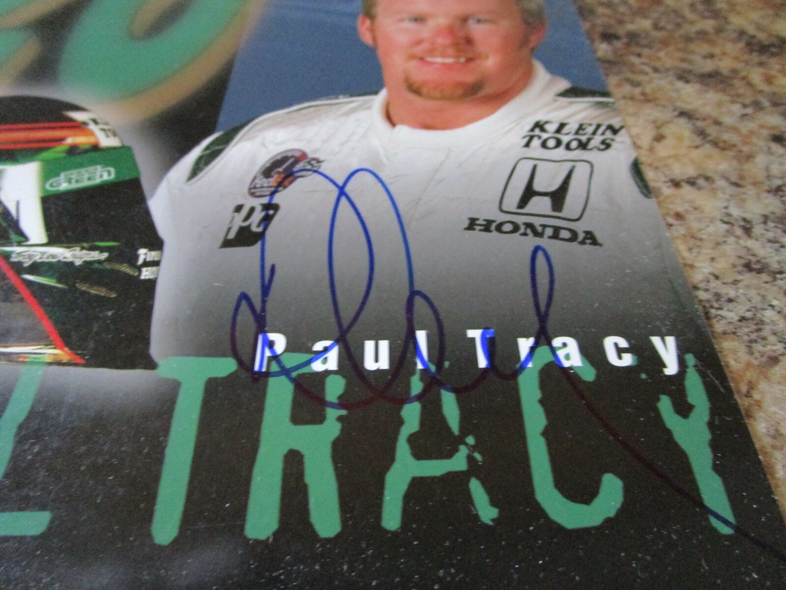 PAUL TRACY SIGNED 8X10 PHOTO 1999 CART FEDEX CHAMPIONSHIP SERIES ...