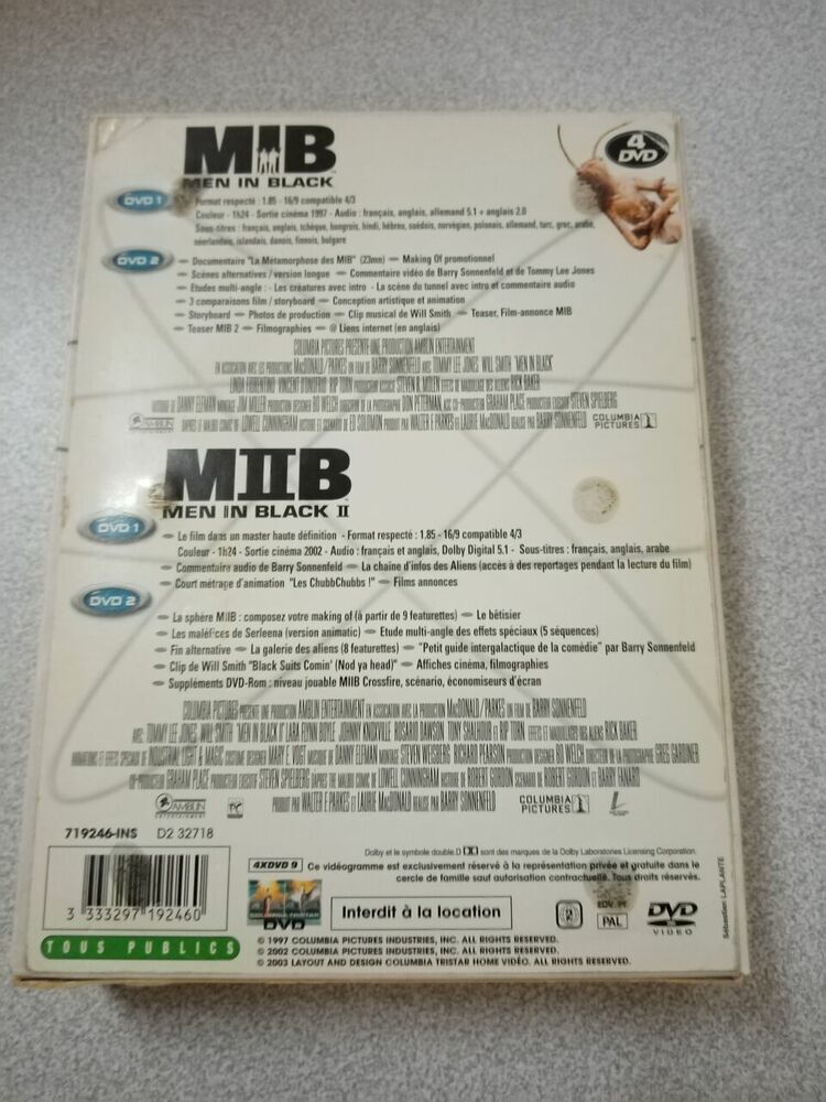 Men in Black (Édition Collector 2 DVD) / Men in Black II (Édition ...