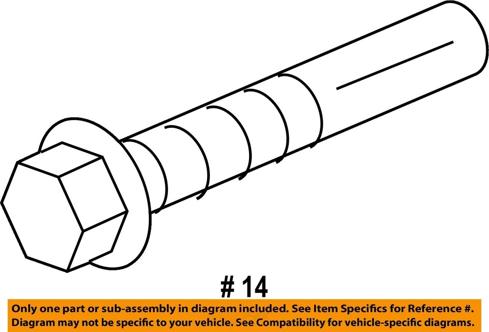 CHRYSLER OEM 05-23 300 Suspension Components-Strut Rod Bolt 6507538AA ...