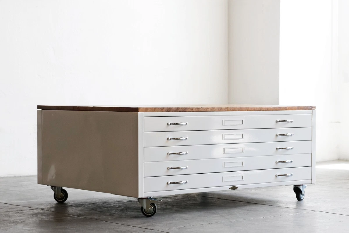 Flat File Cabinet Coffee Table