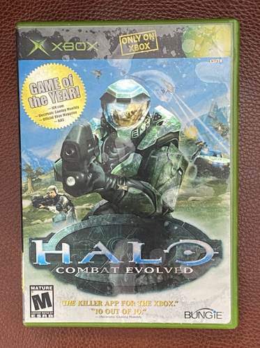 Halo: Combat Evolved CE (Original Xbox) First Print Launch Edition CIB ...