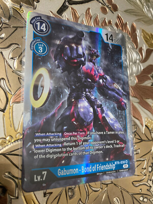 Digimon Card Game Single BT6-030 SR Gabumon-Bond of Friendship | eBay