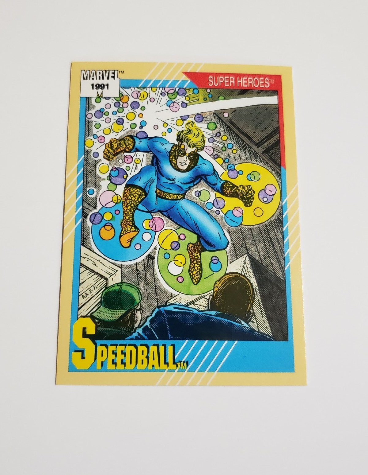 1991 SPEEDBALL (Marvel Comics) SUPER HERO Series II Trading Card #34 ...