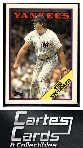 Tim Stoddard 1988 Topps Tiffany #359 New York Yankees | eBay