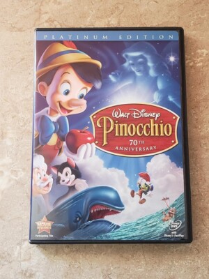 Pinocchio (2009, 2-Disc DVD Set, 70th Anniversary Platinum Edition ...