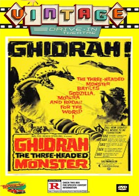 Ghidrah The Three Headed Monster 1964 Godzilla DVD | eBay Australia
