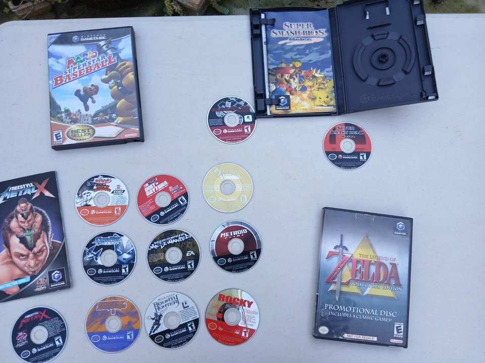 Nintendo GameCube Games Lot – Scratched Discs, Boxes & Manuals – AS IS ...