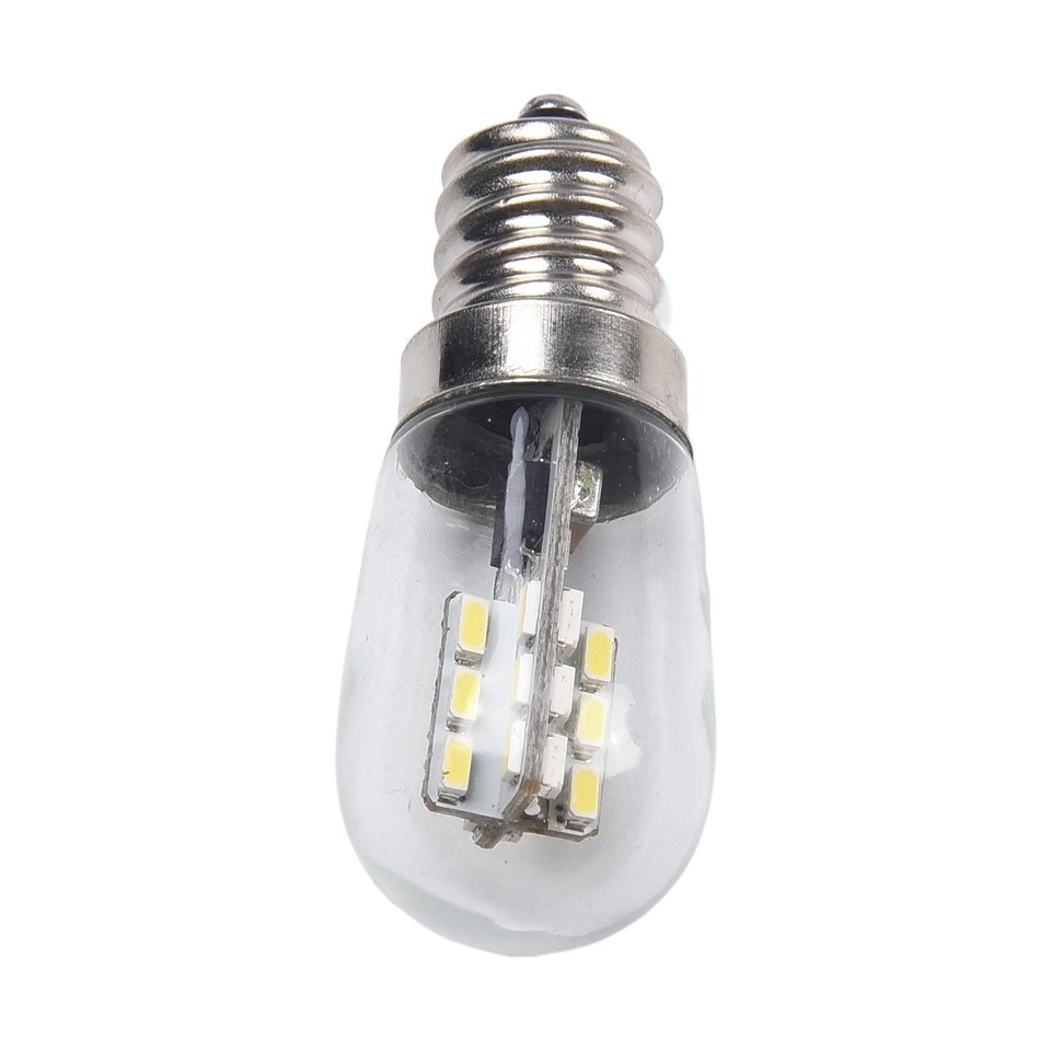 Small Screw LED Bulb E12 220V for Refrigerator Range Hood Light 24 LED ...
