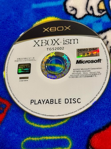 X-Box Og Original Disc Only XBox-ism TGS 2002 Game No Scratches JPN ...