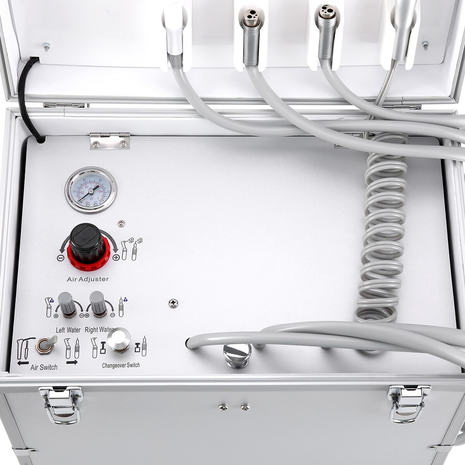 Portable Dental Mobile Delivery Unit Air Compressor High Suction/ Chair ...