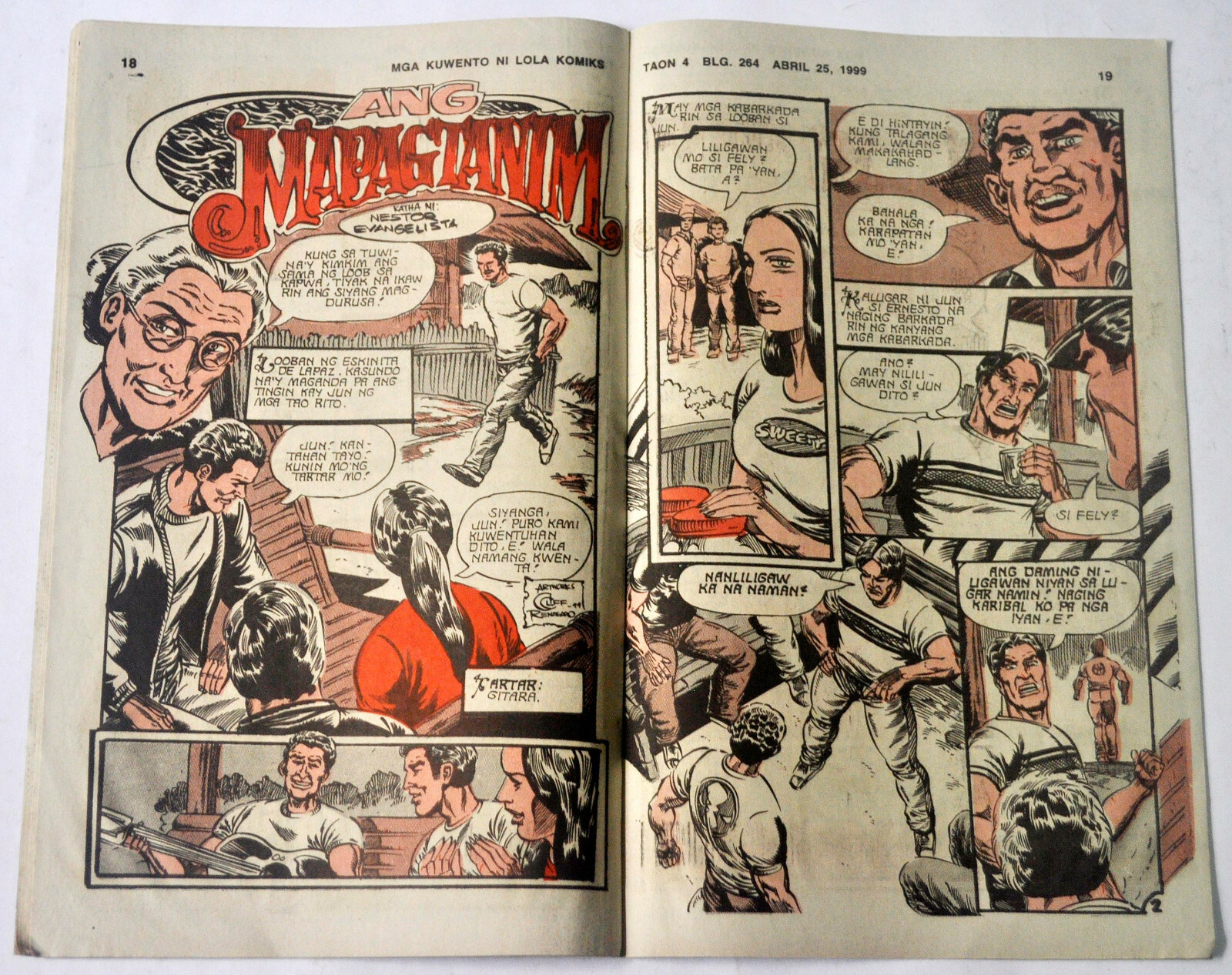 1999 Philippines MGA KUWENTO NI LOLA KOMIKS Mata Ng Buhawi FANTASY ...