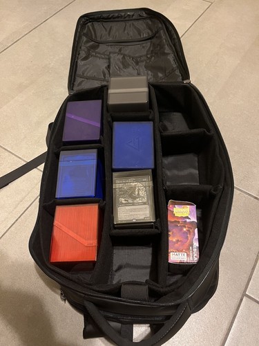 MTG Backpack Carrying Case- Card Game Case Hardshell Locking TCG Bag | eBay