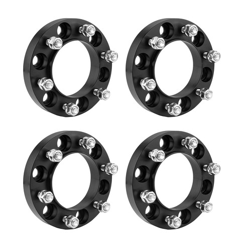 4x Wheel Spacers 1" 6x5.5 Hubcentric M12x1.5 For Toyota Tacoma 4Runner ...