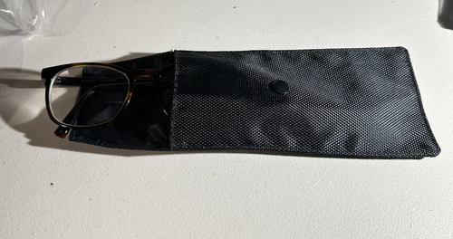 eyebobs Reading Glasses Soft Case Cover Black with Cleaning Cloth (Lot ...