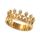 2 pcs Crown Ring Wax patterns for lost wax casting jewelry / Injection ...