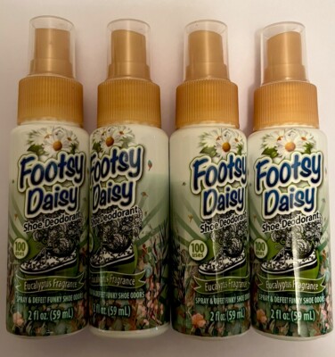 Lot of 4 Footsy Daisy Shoe Deodorant Eucalyptus 2fl. oz. | eBay