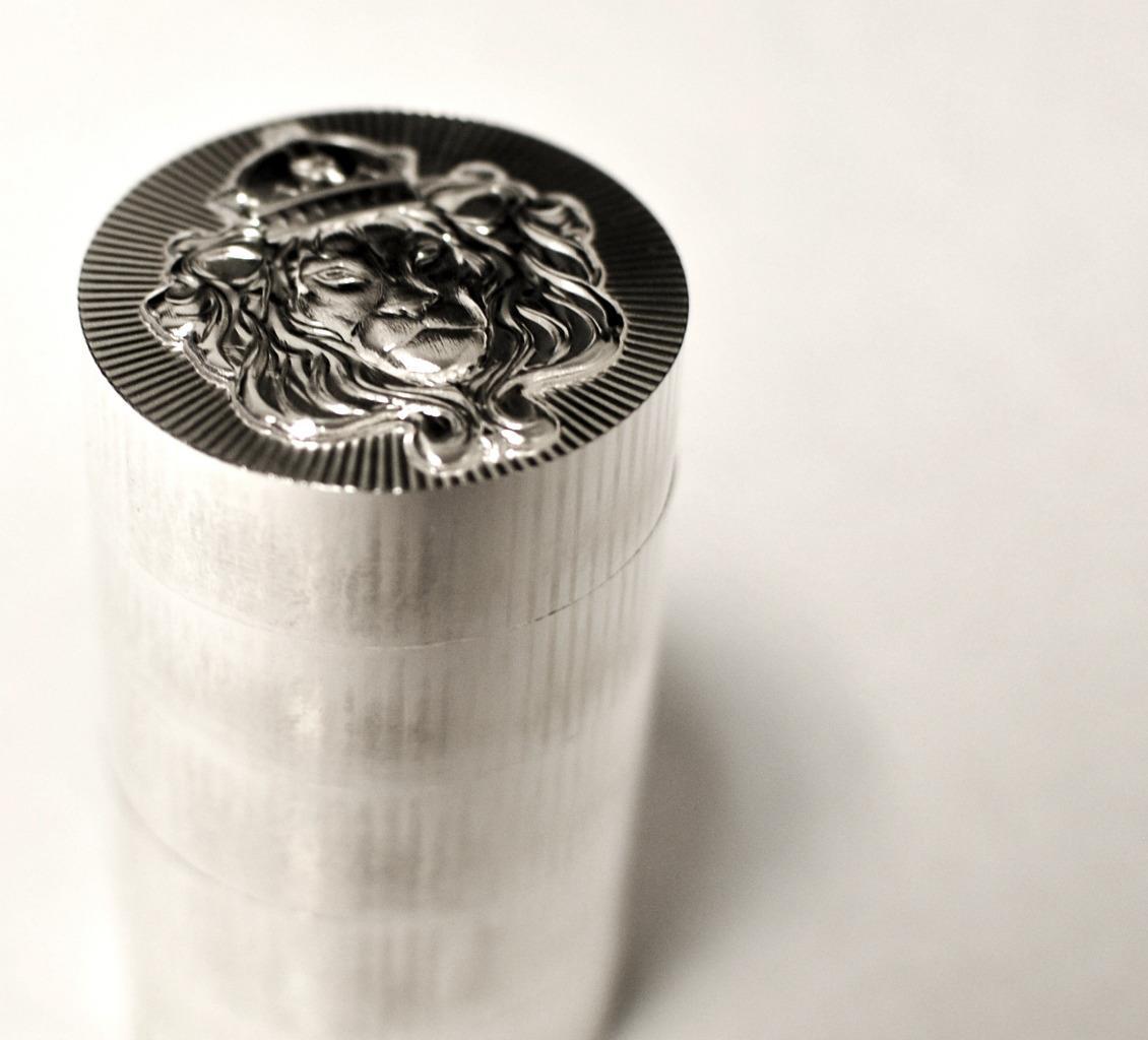 1 x 5 oz .999 Silver STACKER ROUND by Scottsdale Mint - 5 oz .999 ...