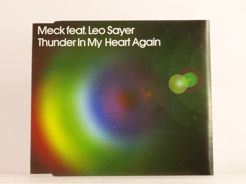 MECK FT LEO SAYER THUNDER IN MY HEART AGAIN (J22) 2 Track CD Single ...