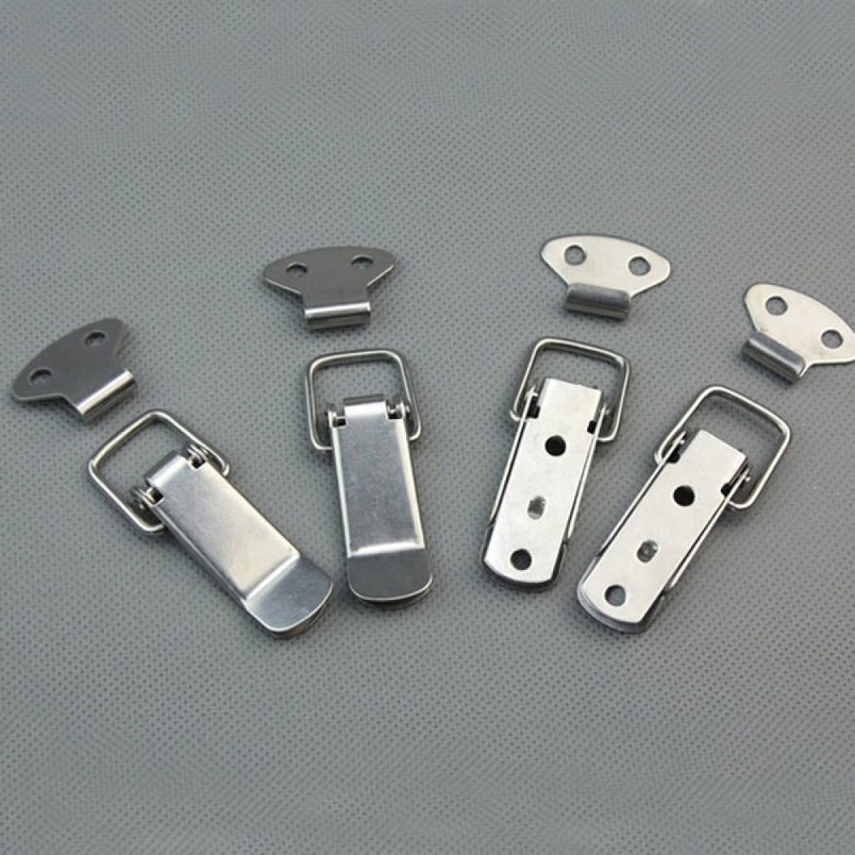 4 Pcs Stainless Steel Toggle Case Latch Clamps For Boxes Chest Trunk ...